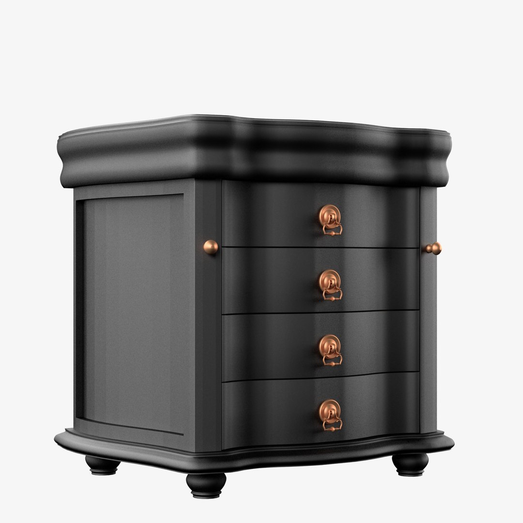 3D jewelry box model - TurboSquid 1442755