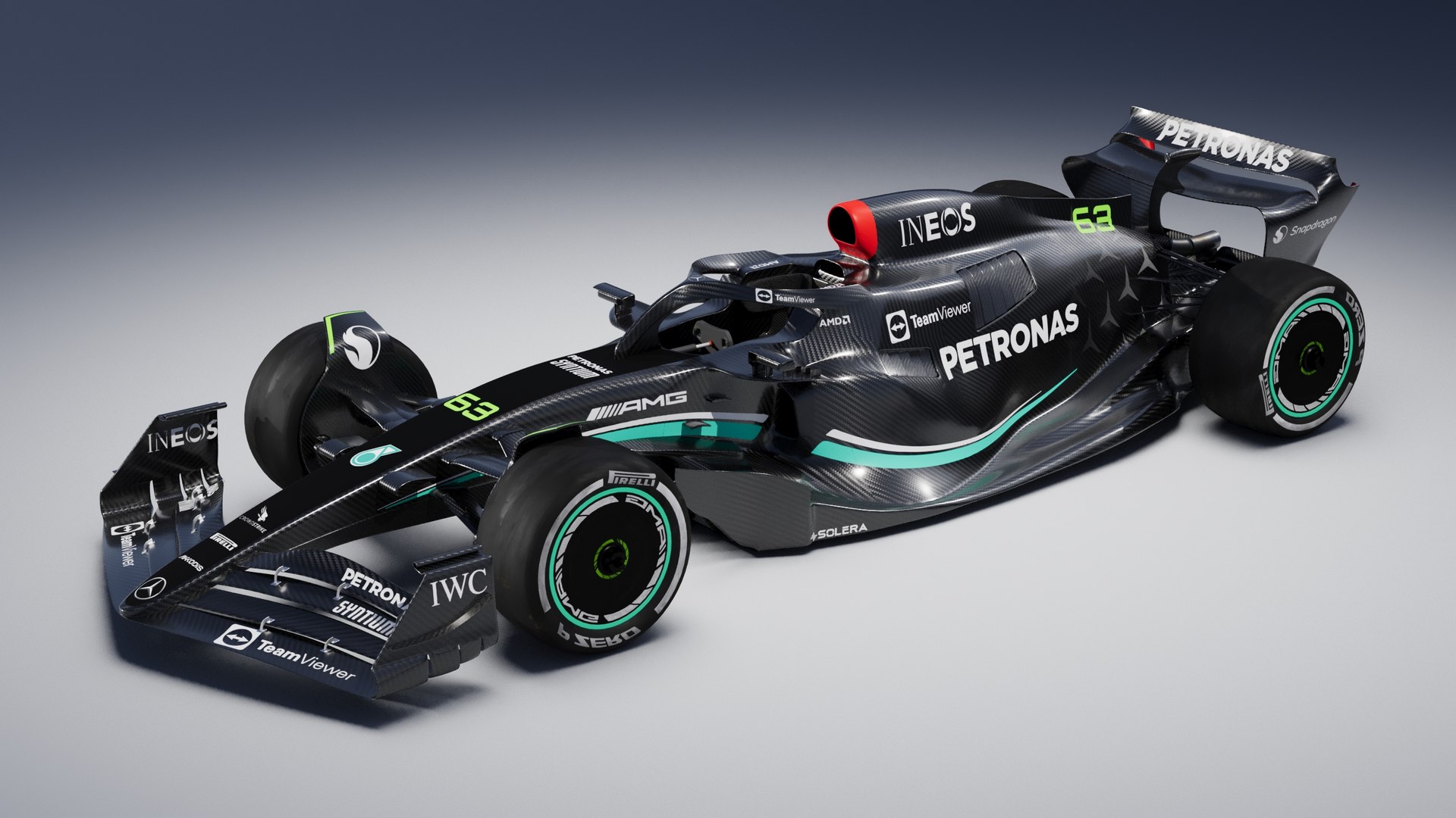 Mercedes-Benz AMG W13 Model - TurboSquid 2213973