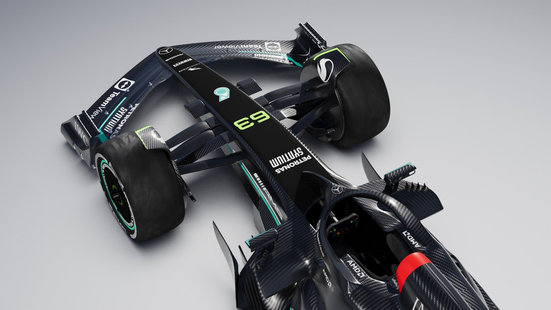 Mercedes-Benz AMG W13 Model - TurboSquid 2213973