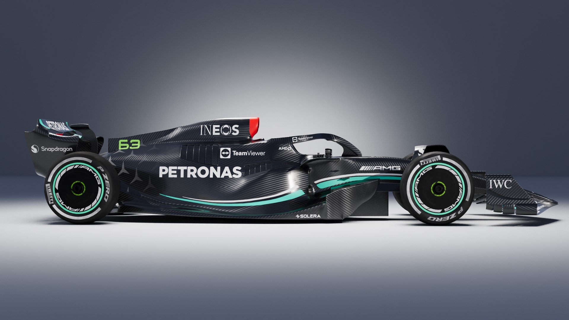 Mercedes-Benz AMG W13 Model - TurboSquid 2213973