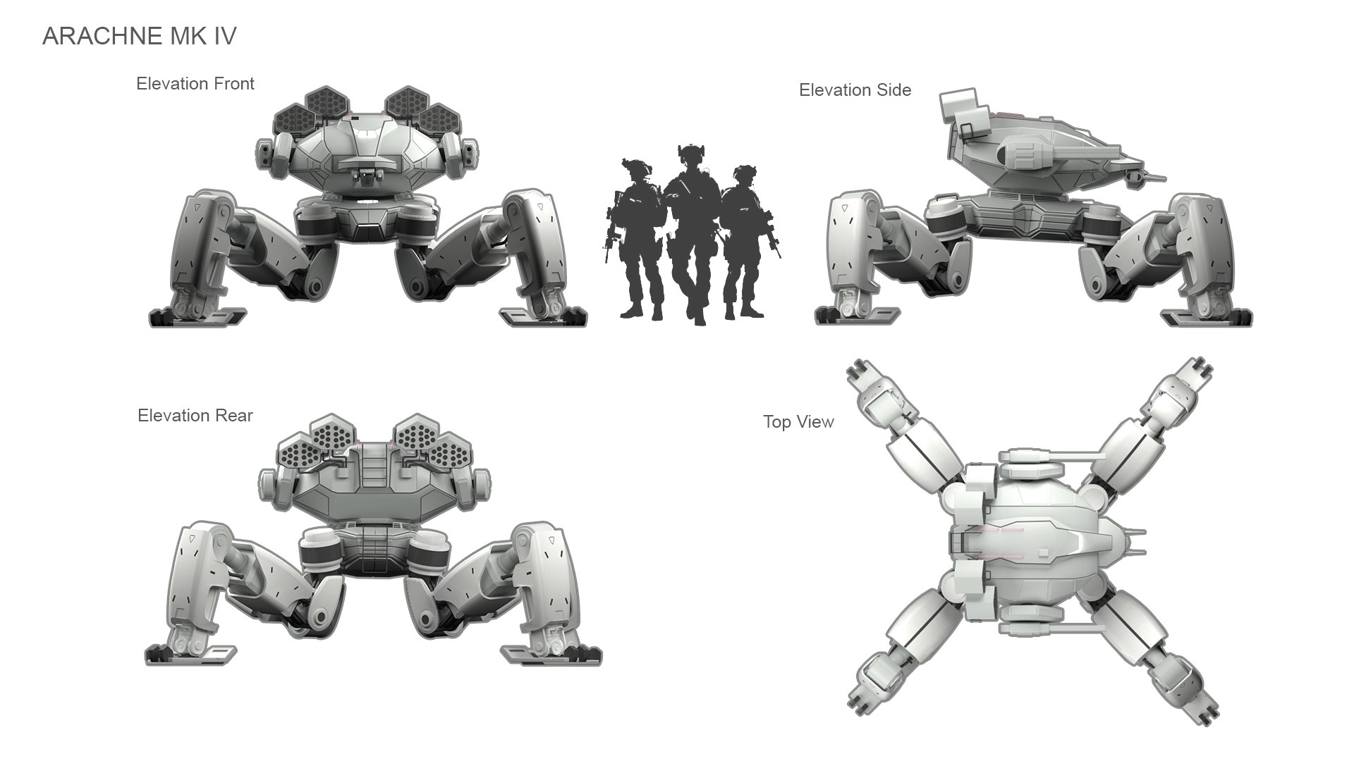 Mecha01 - Arachne MK IV 3D Model - TurboSquid 2520144