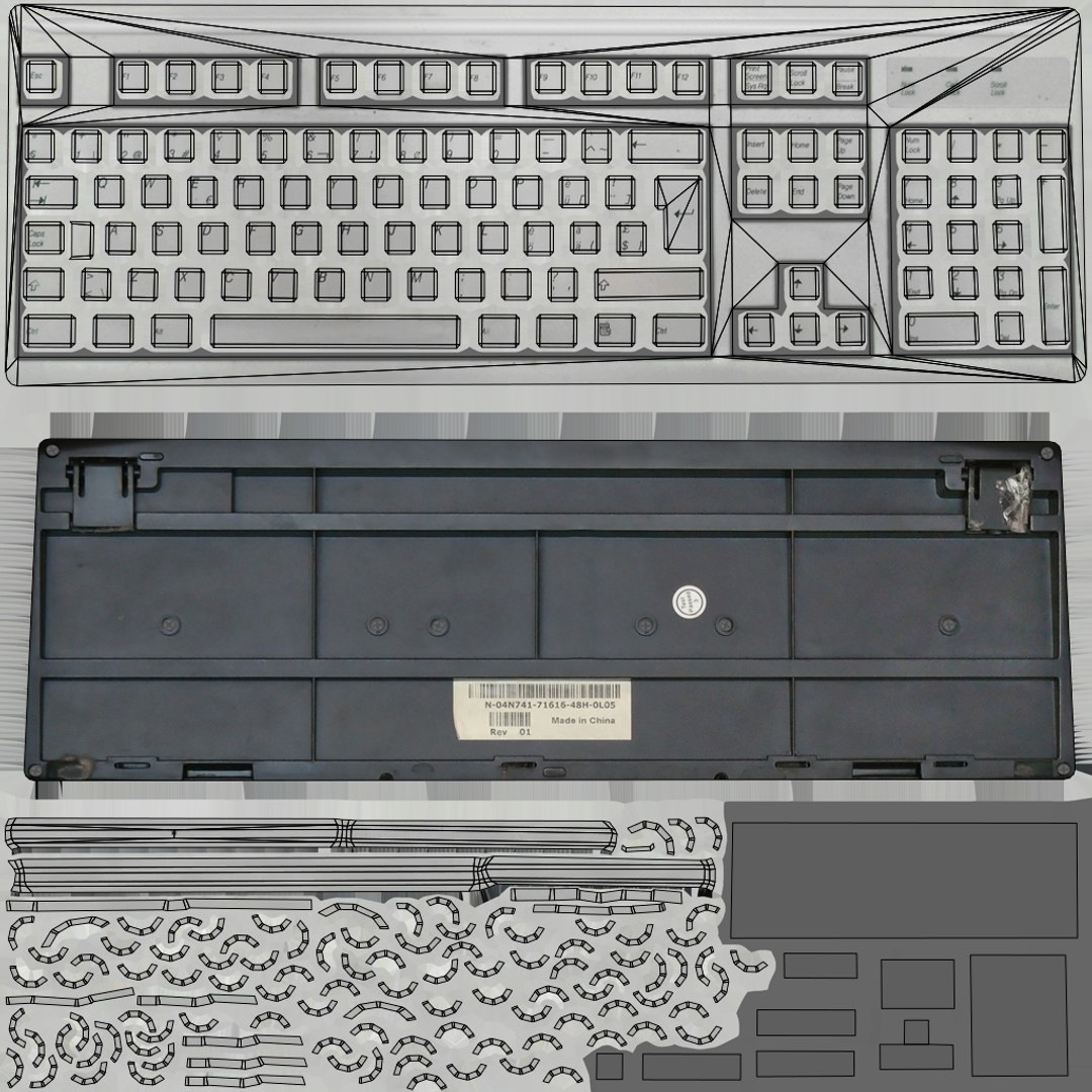 3D Keyboard Pack - TurboSquid 1783128