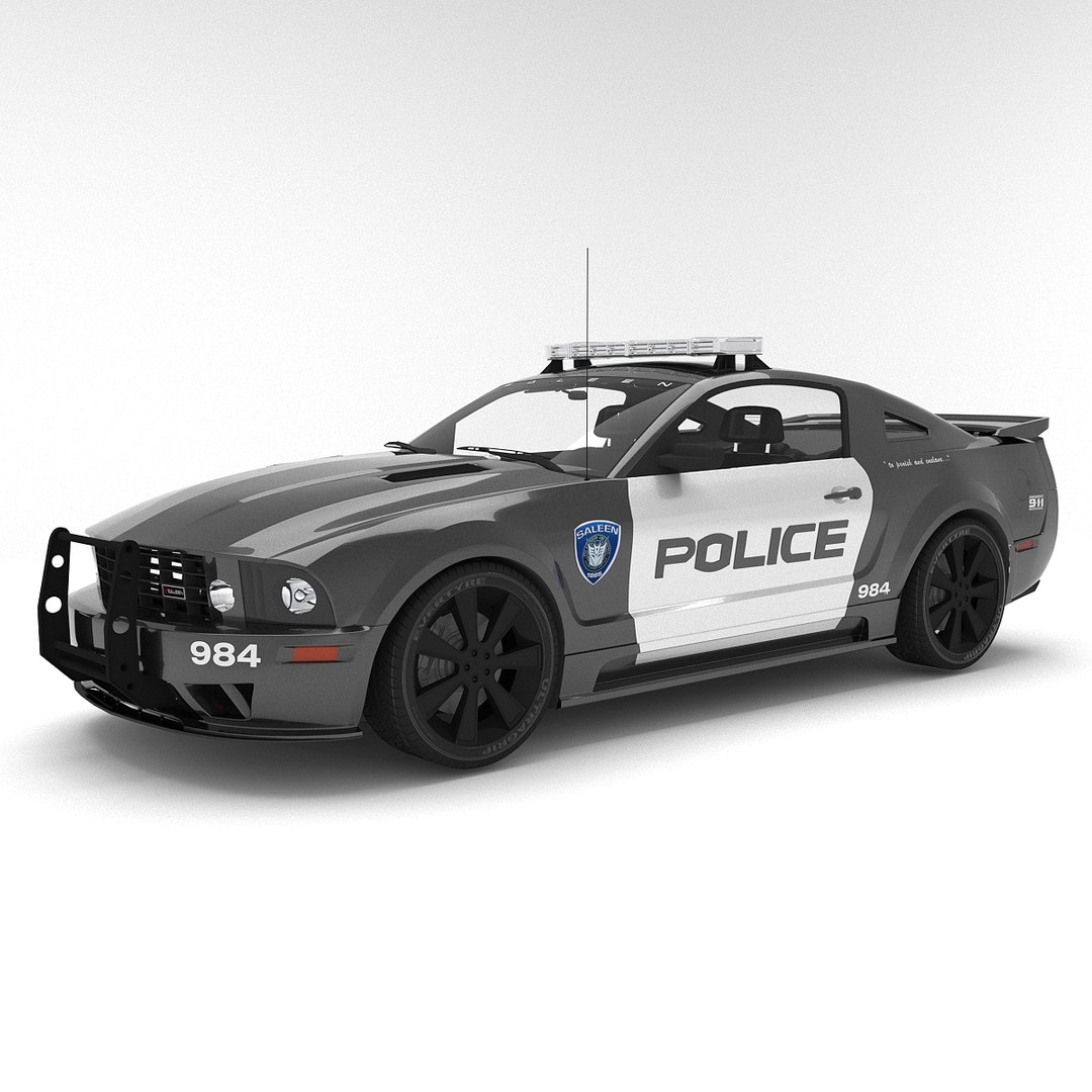 3D Model Police Saleen S 281 - TurboSquid 2059104