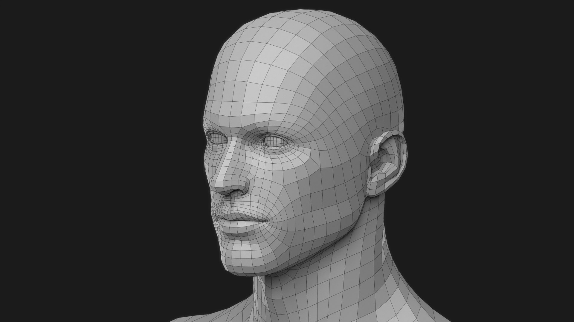 Realistic Low Poly Man Body Basemesh model - TurboSquid 2014792