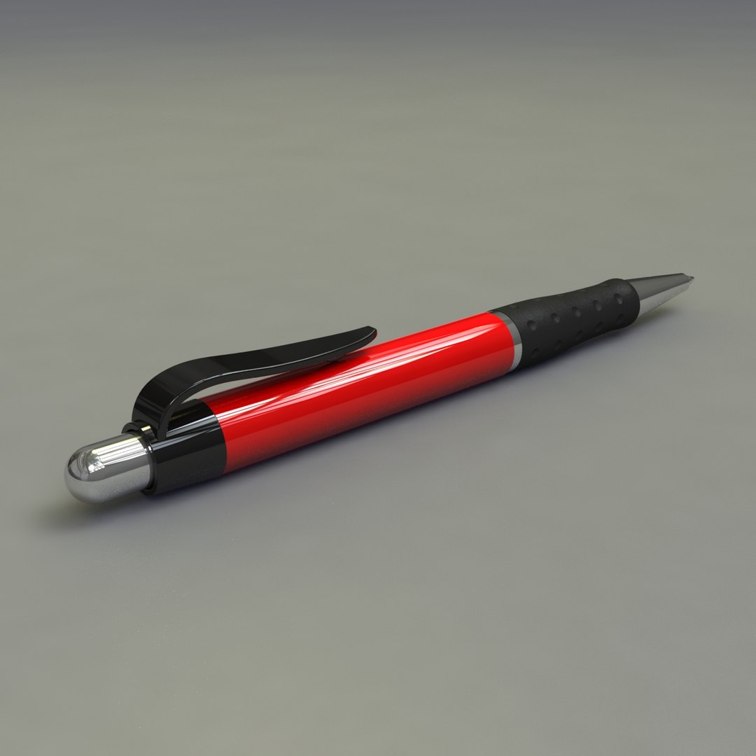 3d model pen modelled
