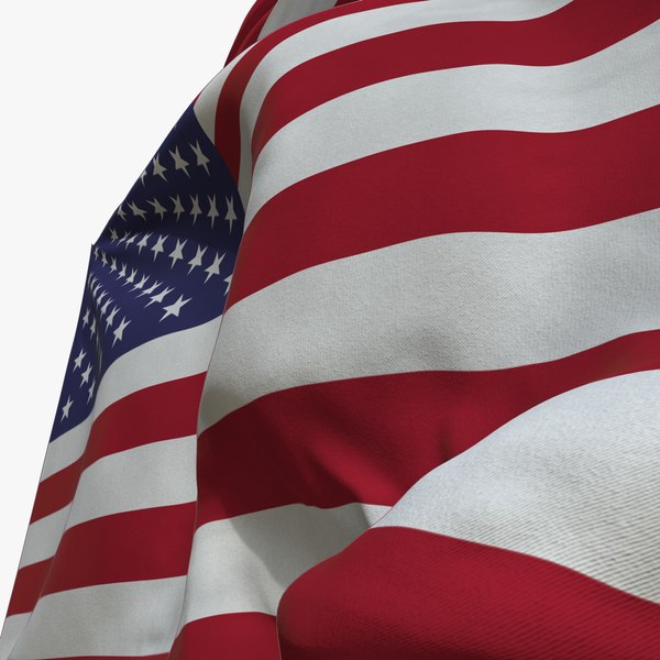 Realistic Animated Flag - Microtexture Rigged - Put your own texture ...