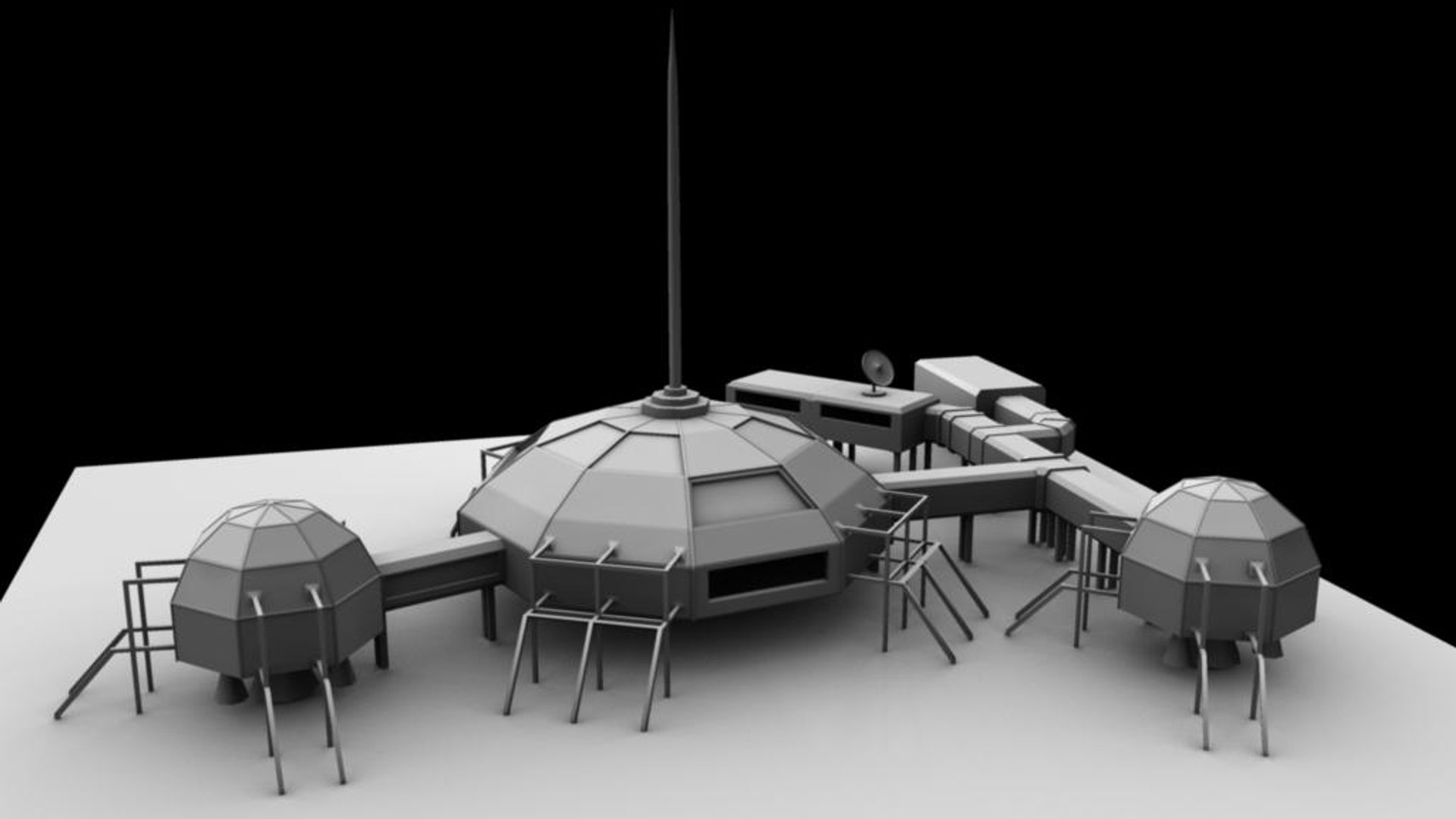 Space Station 3d Model