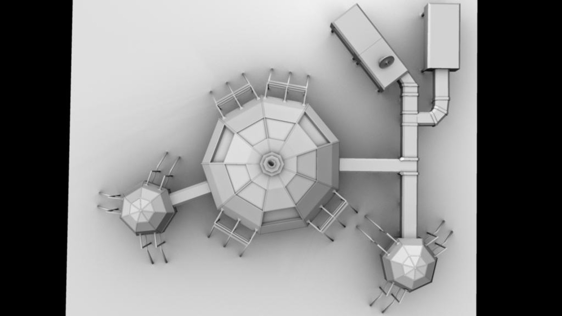 Space Station 3d Model