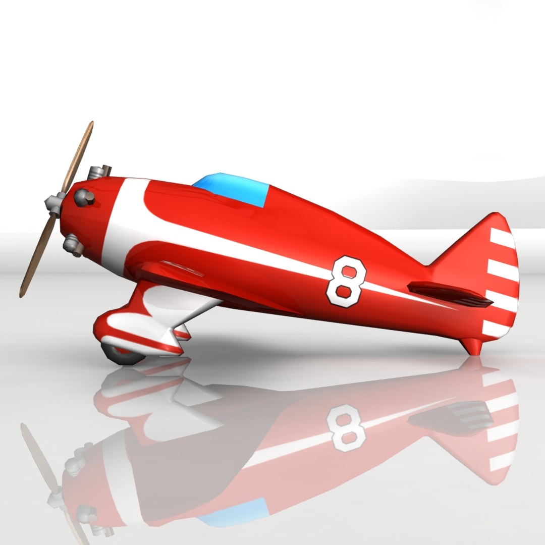 Small Toy Plane 3D Model - TurboSquid 1205078