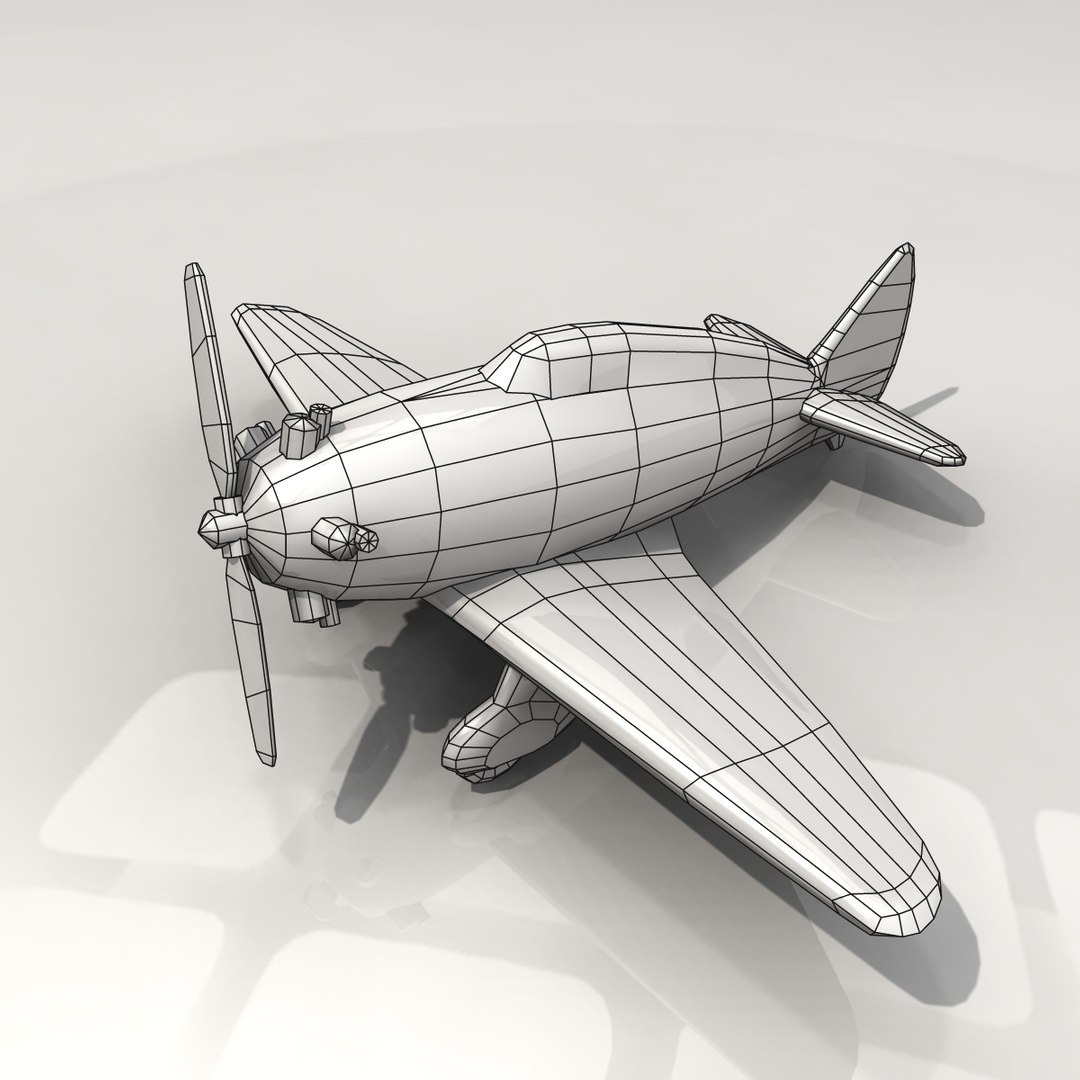 Small Toy Plane 3D Model - TurboSquid 1205078