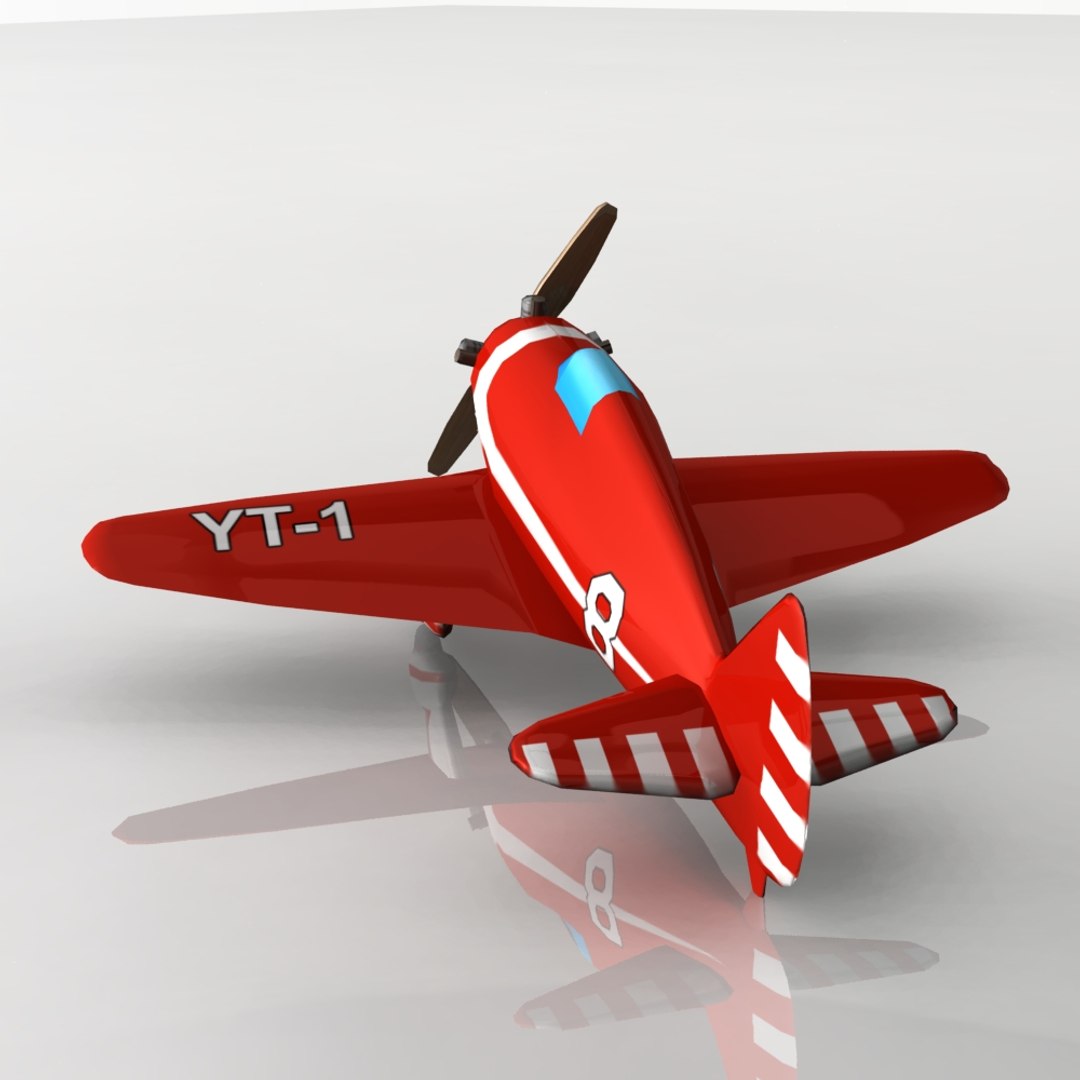 Small Toy Plane 3D Model - TurboSquid 1205078
