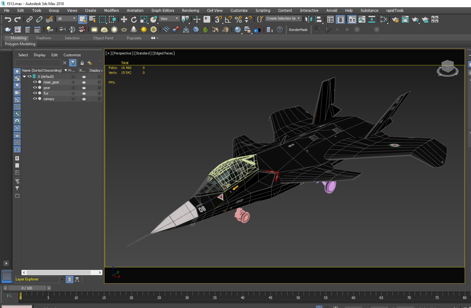 F-313 Qaher Iranian Stealth Fighter 3D - TurboSquid 2300709
