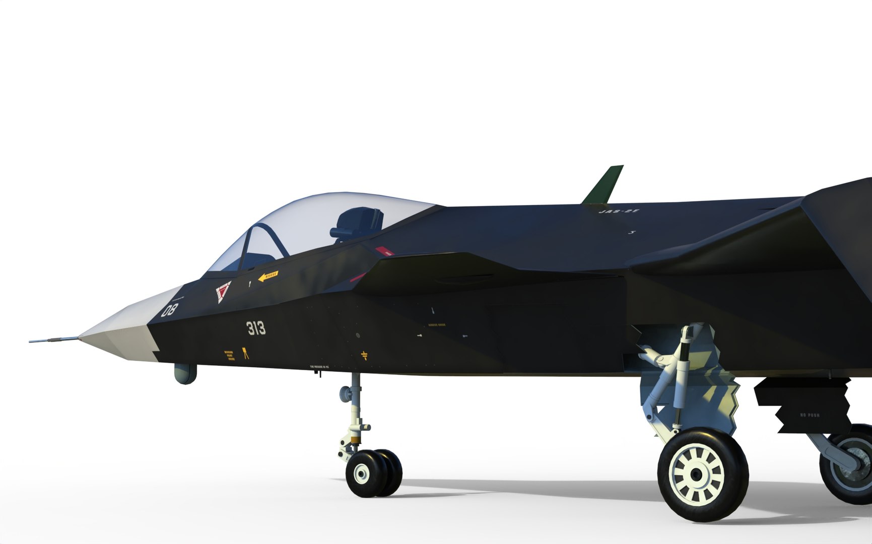 F-313 Qaher Iranian Stealth Fighter 3D - TurboSquid 2300709
