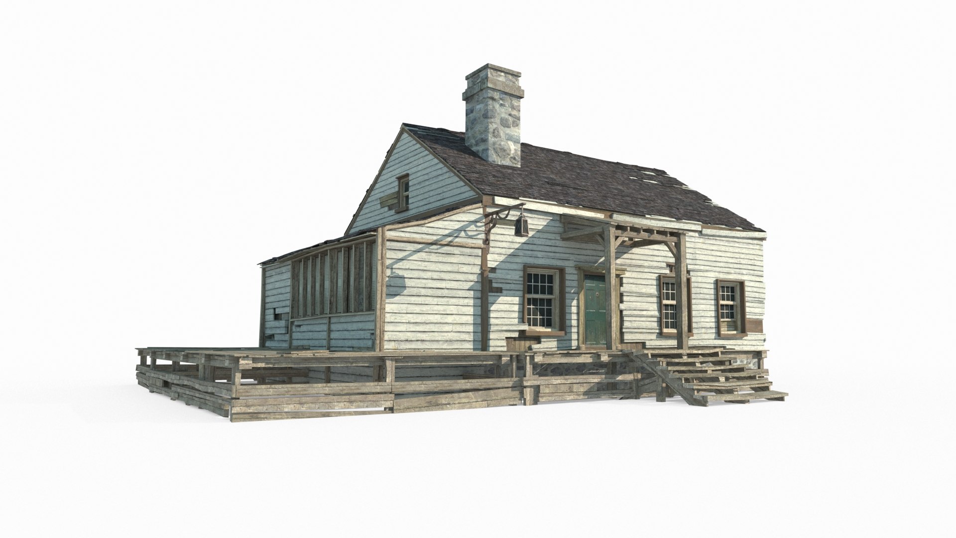 18th Century Residential Buildings 3D - TurboSquid 2190517