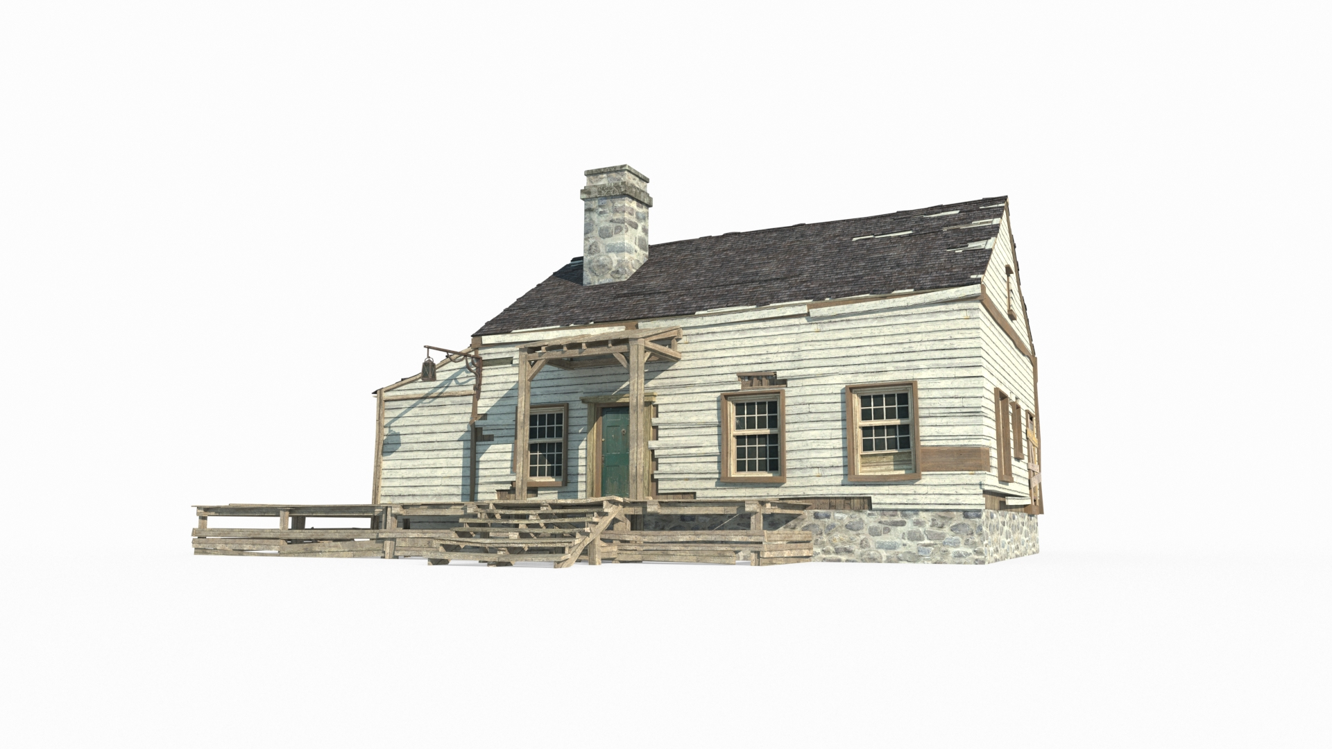 18th Century Residential Buildings 3D - TurboSquid 2190517