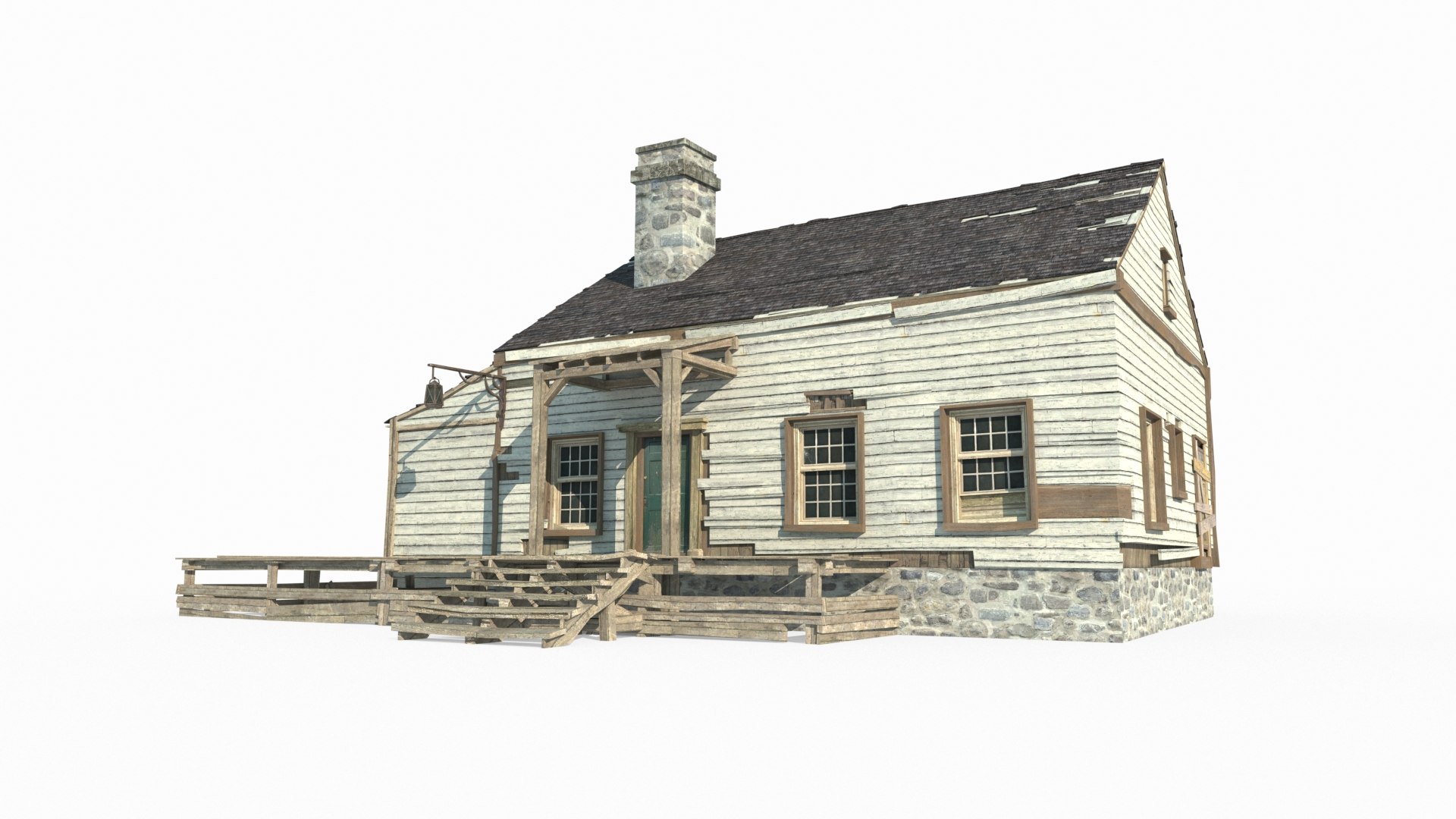 18th Century Residential Buildings 3D - TurboSquid 2190517