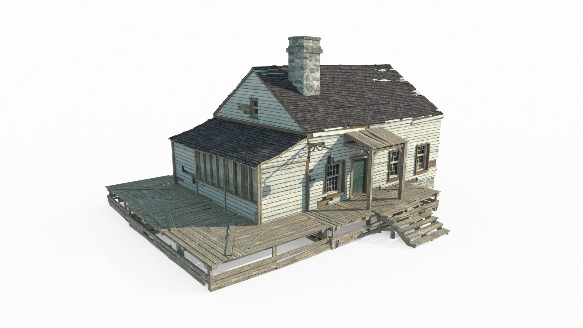 18th Century Residential Buildings 3D - TurboSquid 2190517