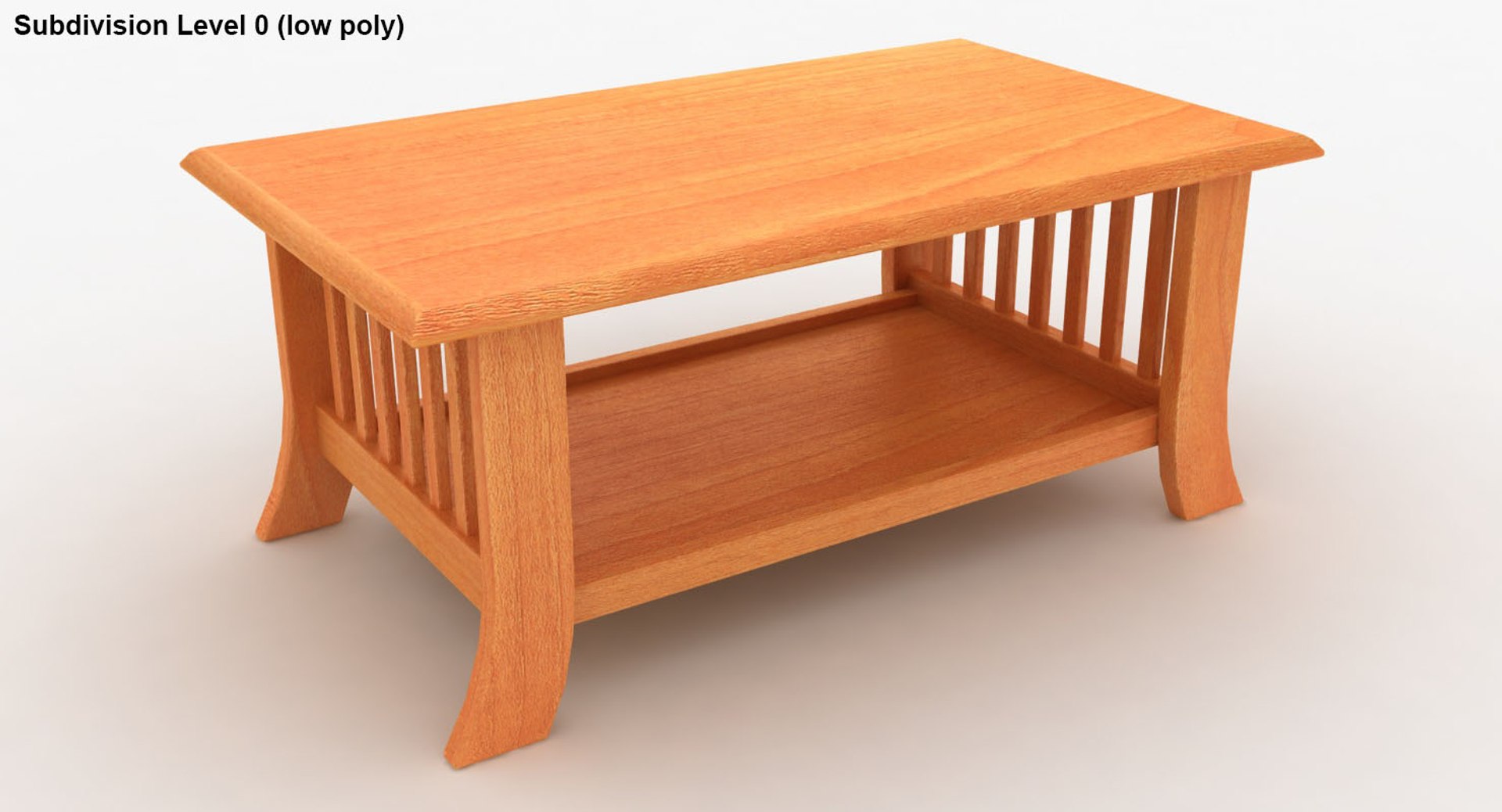 Wooden teapoy table 03 3D model - TurboSquid 1332084