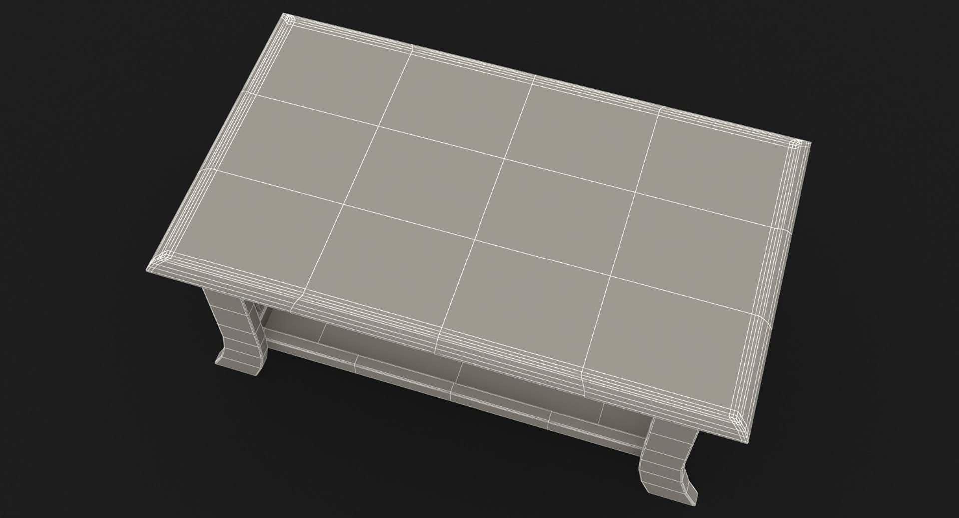 Wooden teapoy table 03 3D model - TurboSquid 1332084