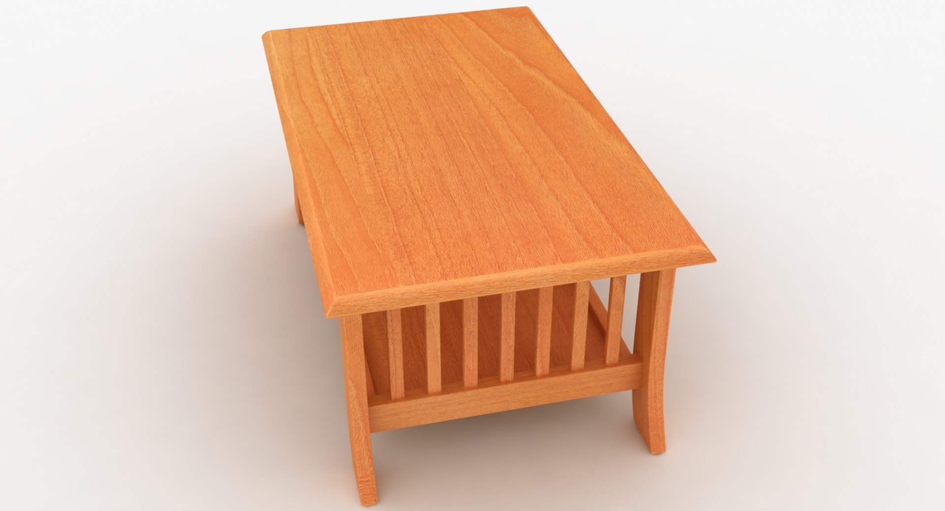Wooden teapoy table 03 3D model - TurboSquid 1332084