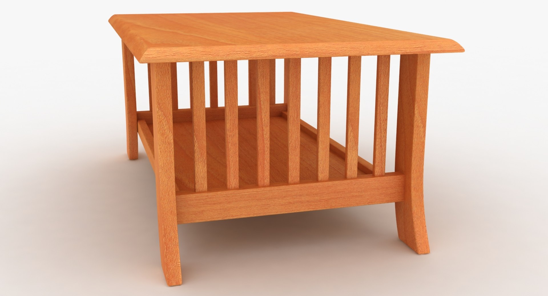 Wooden teapoy table 03 3D model - TurboSquid 1332084