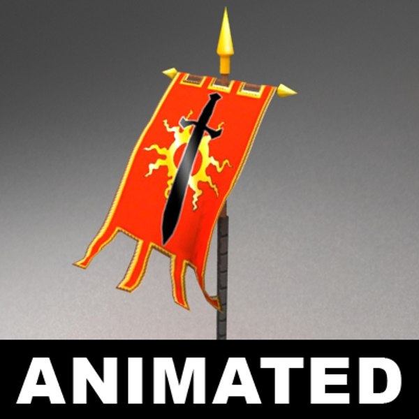 fantasy banner 3d 3ds