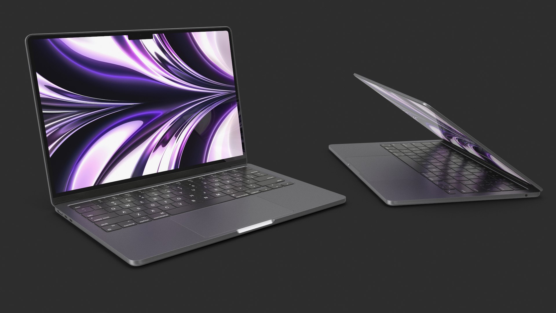 Space Grey MacBook Air M2 2022 Model - TurboSquid 2001588