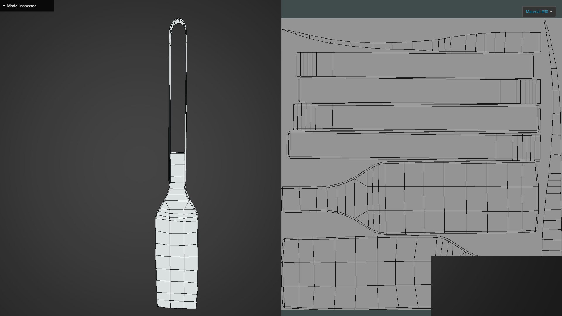 3D Model Game Ready Wood Spatula 3 - TurboSquid 2032591