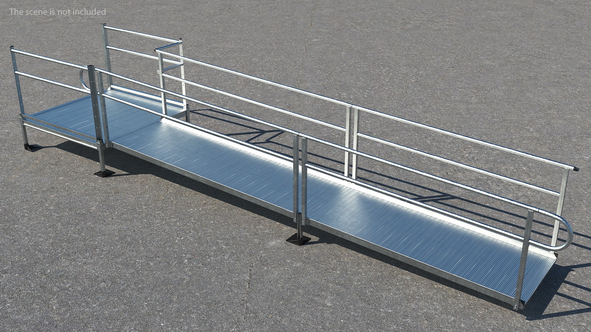 Metal ramp 3D model - TurboSquid 1487011