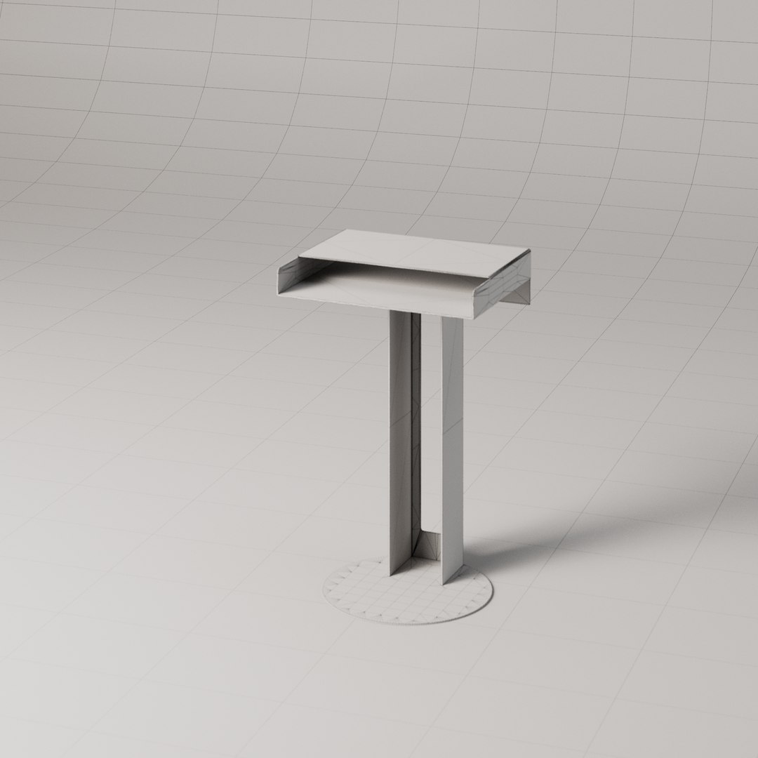 3D Meta Side Table Model - TurboSquid 2321569