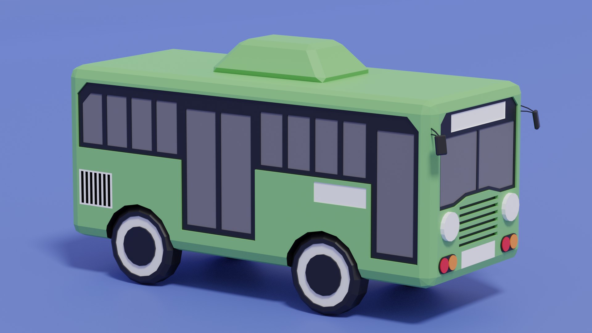Cartoon Bus 3D Model - TurboSquid 2239994