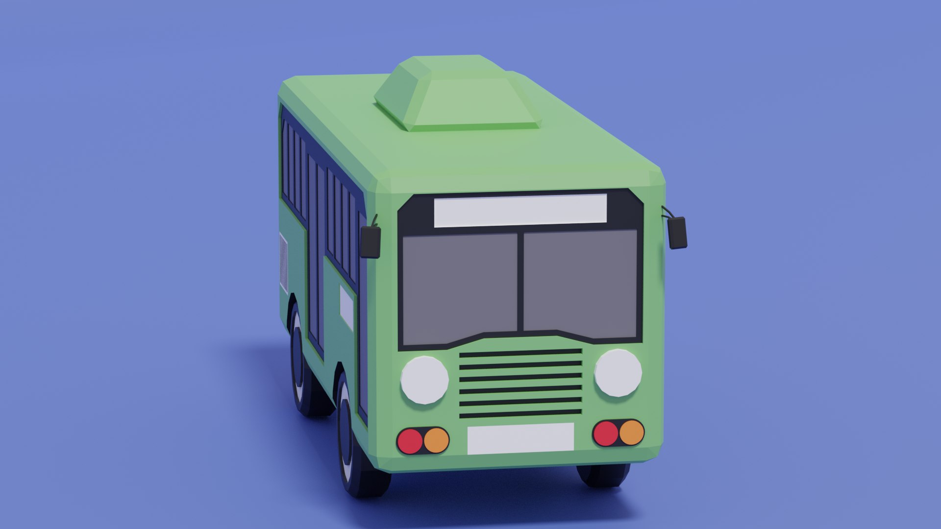 Cartoon Bus 3D Model - TurboSquid 2239994