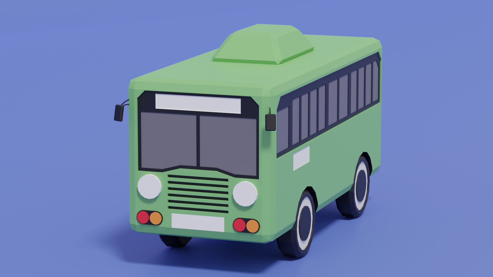 Cartoon Bus 3D Model - TurboSquid 2239994
