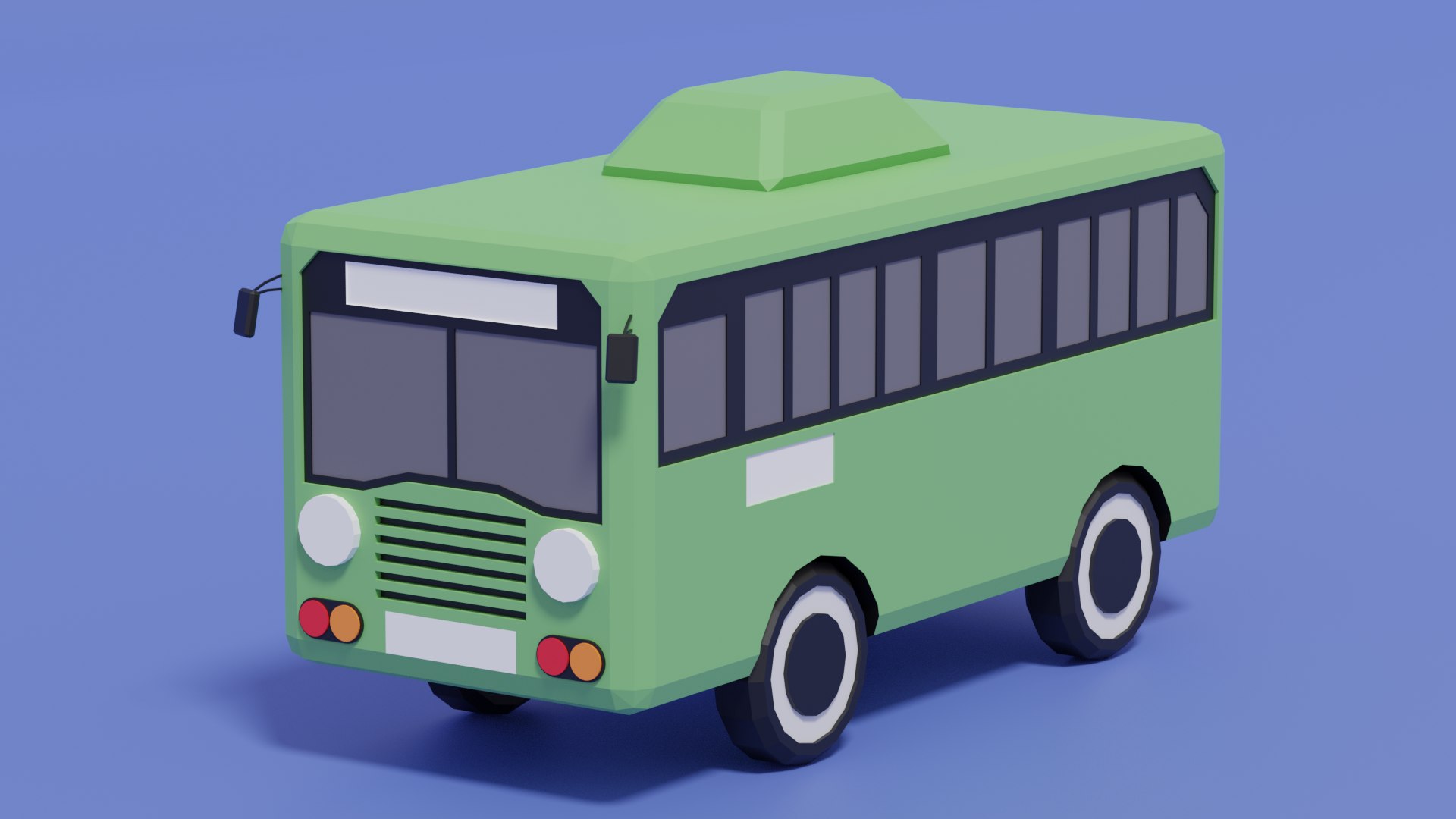 Cartoon Bus 3D Model - TurboSquid 2239994
