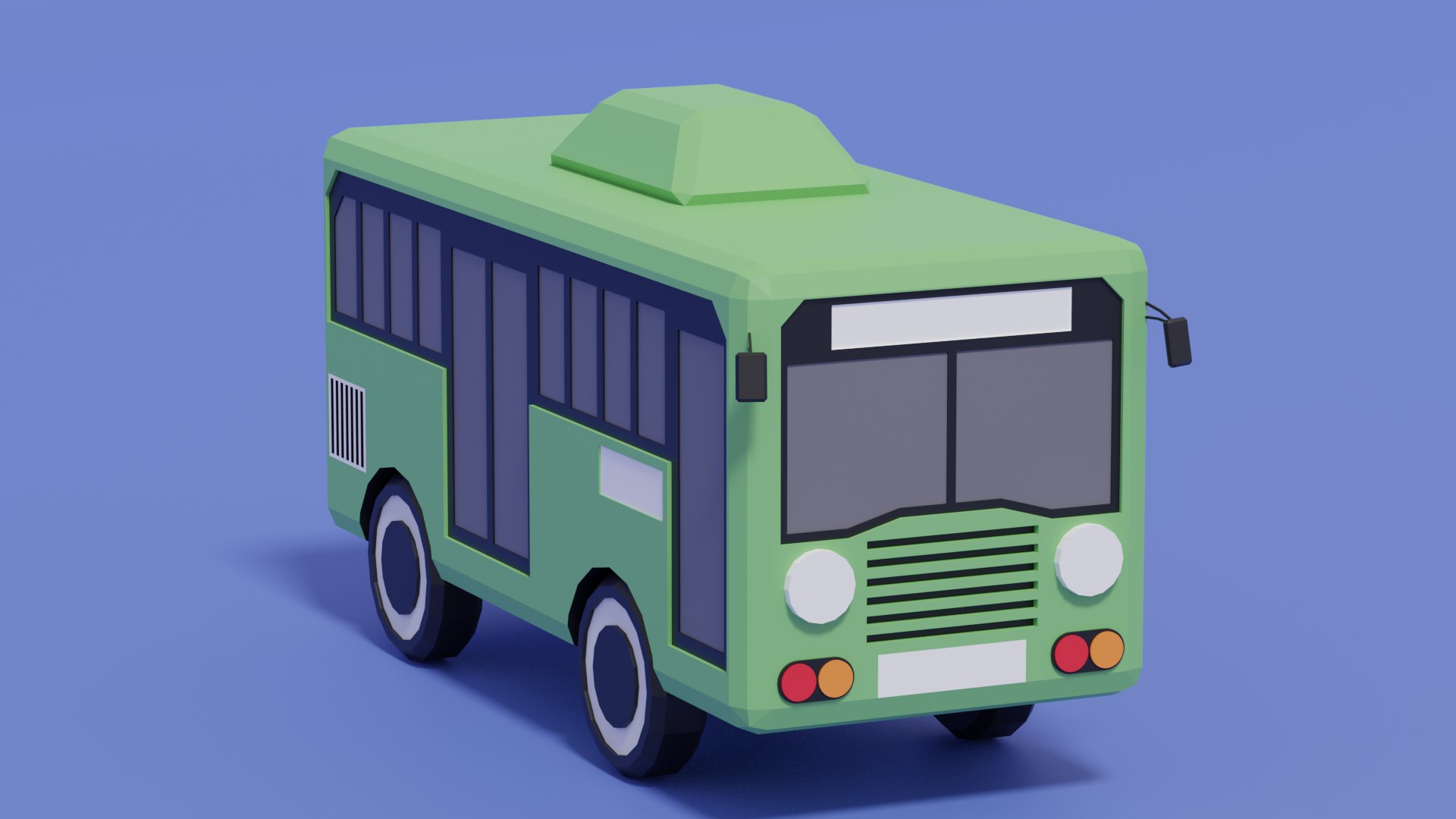 Cartoon Bus 3D Model - TurboSquid 2239994
