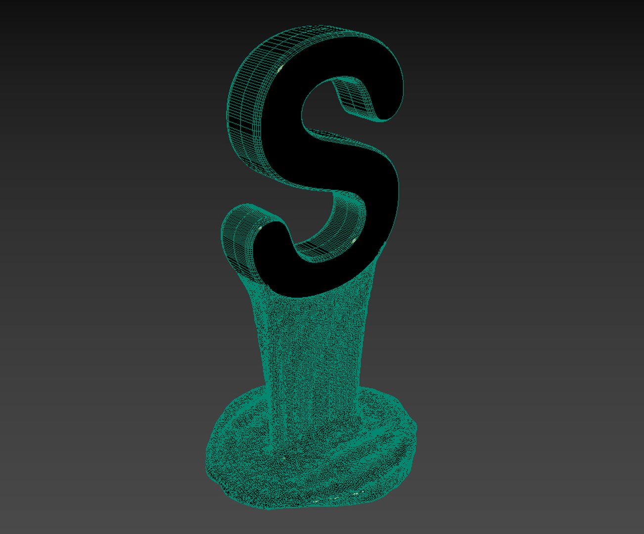 3D letter model - TurboSquid 1408529