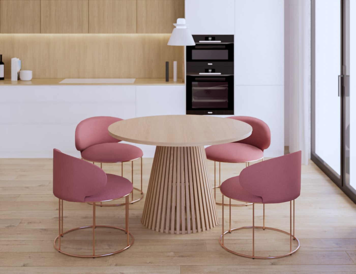 modelo 3d Modern Dining Table created in Revit Family - TurboSquid 2024215