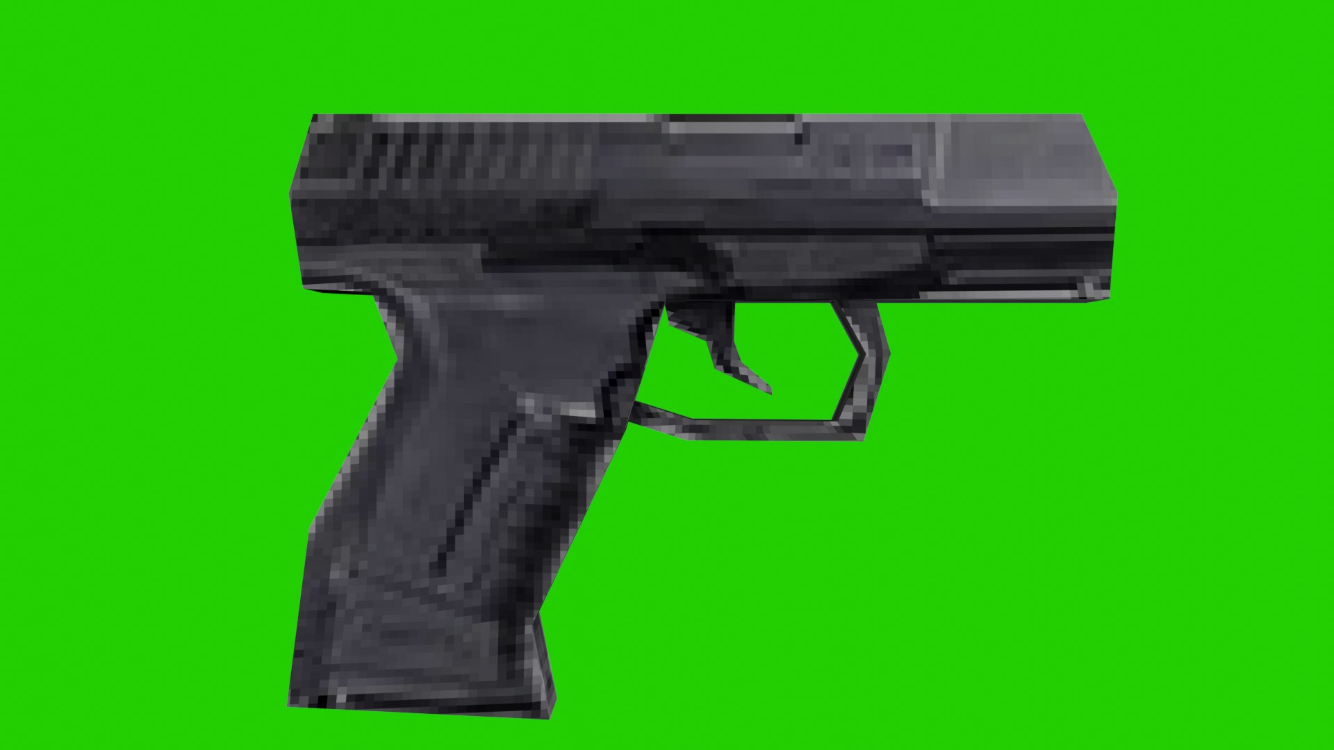 3D Pistol P99 Gun PSX PS1 - TurboSquid 2321747