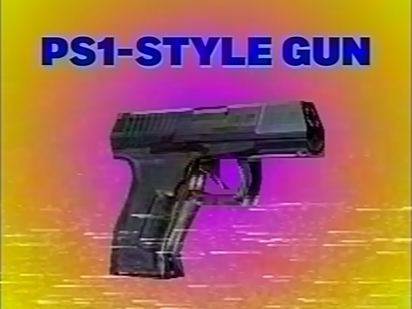 3D Pistol P99 Gun PSX PS1 - TurboSquid 2321747