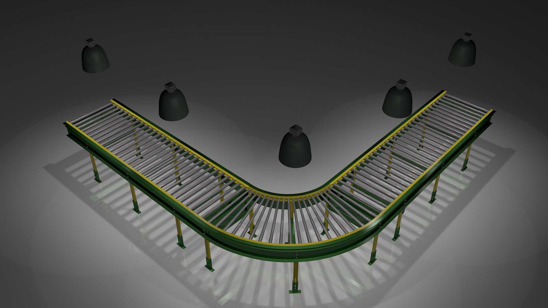 Conveyor Set 3d Model