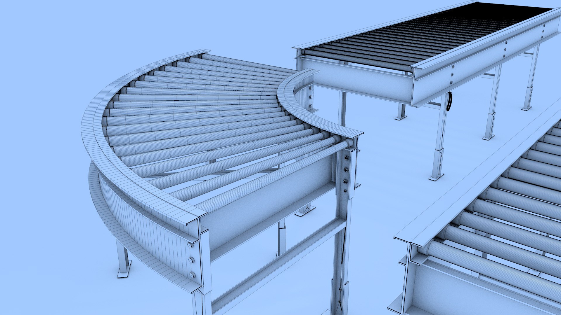 Conveyor Set 3d Model