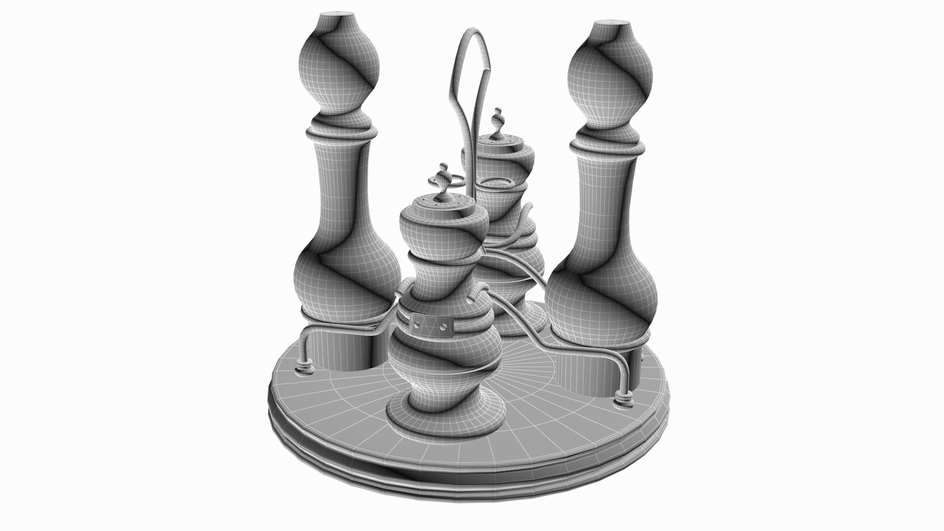 3D model vintage spices set - TurboSquid 1645269