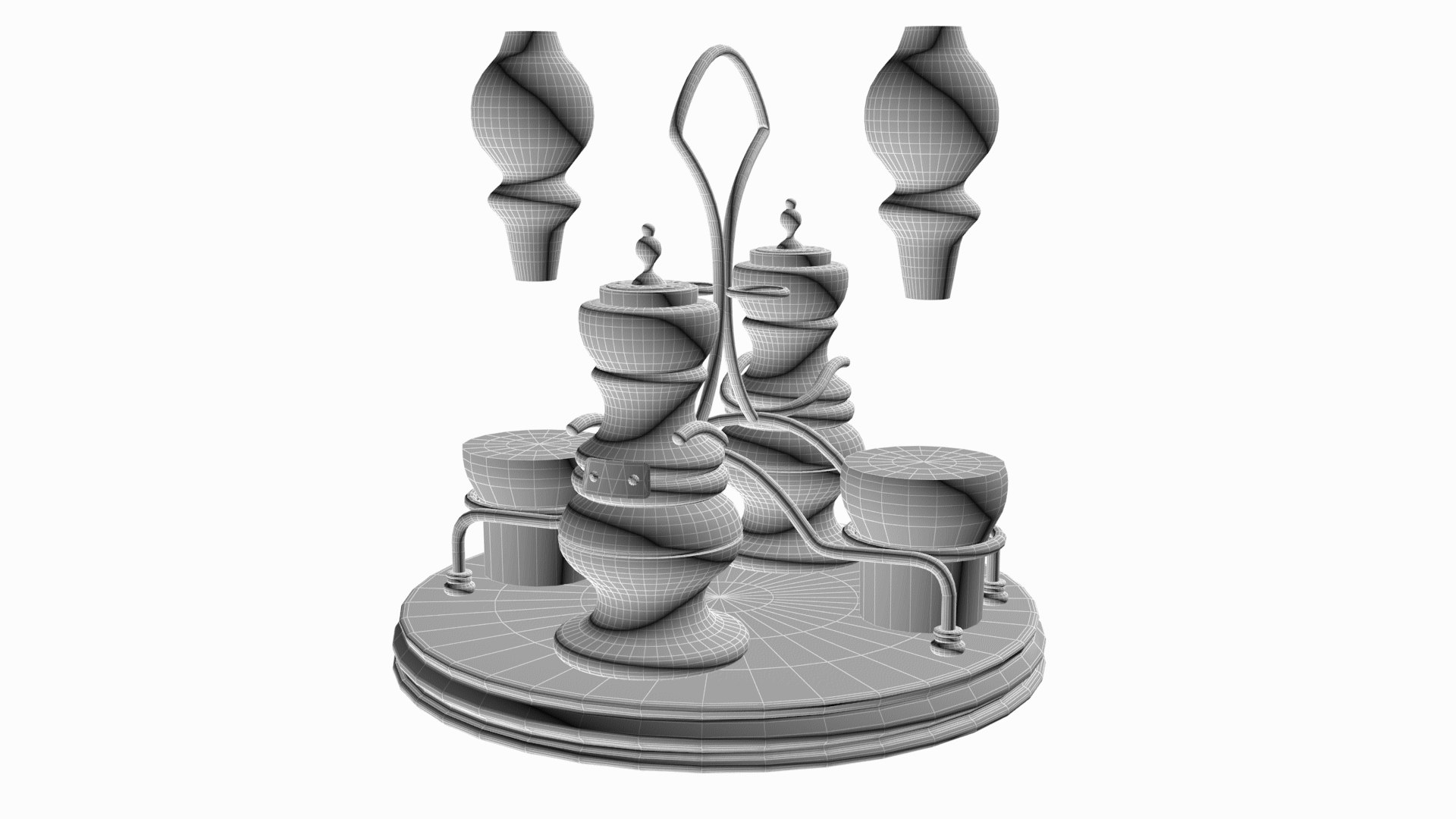 3D model vintage spices set - TurboSquid 1645269