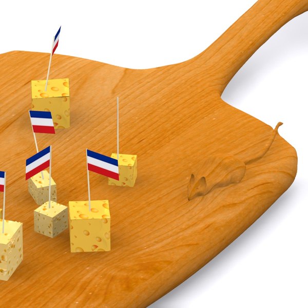 3d model cheese board