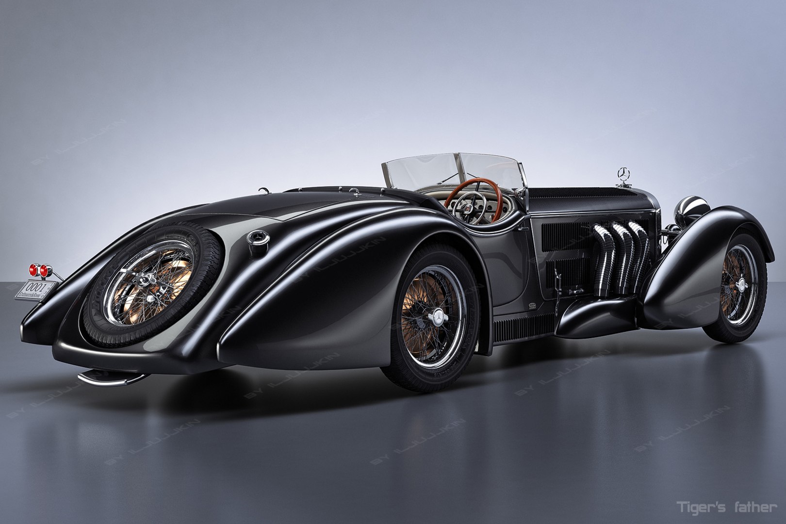 3ds Mercedes-benz Ss Roadster 1930