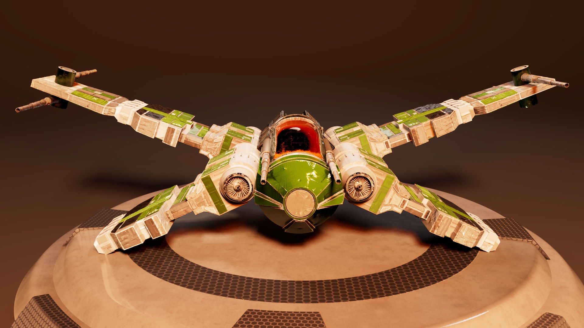 STARSHIP FIGTHER R4PT0R-117 3D Model - TurboSquid 2199625