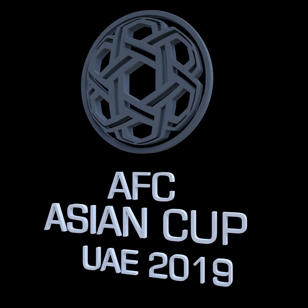 2019 asian cup 3D model - TurboSquid 1361706