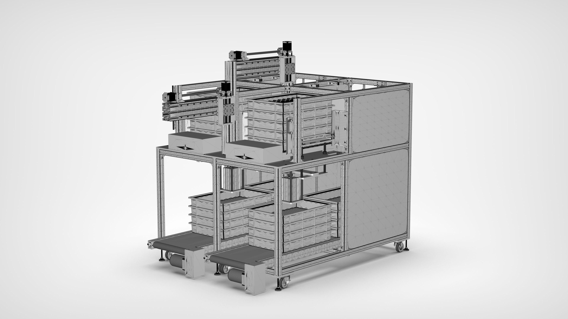 Automatic Motor Rotor Feeding Machine 3D Model - TurboSquid 2083764