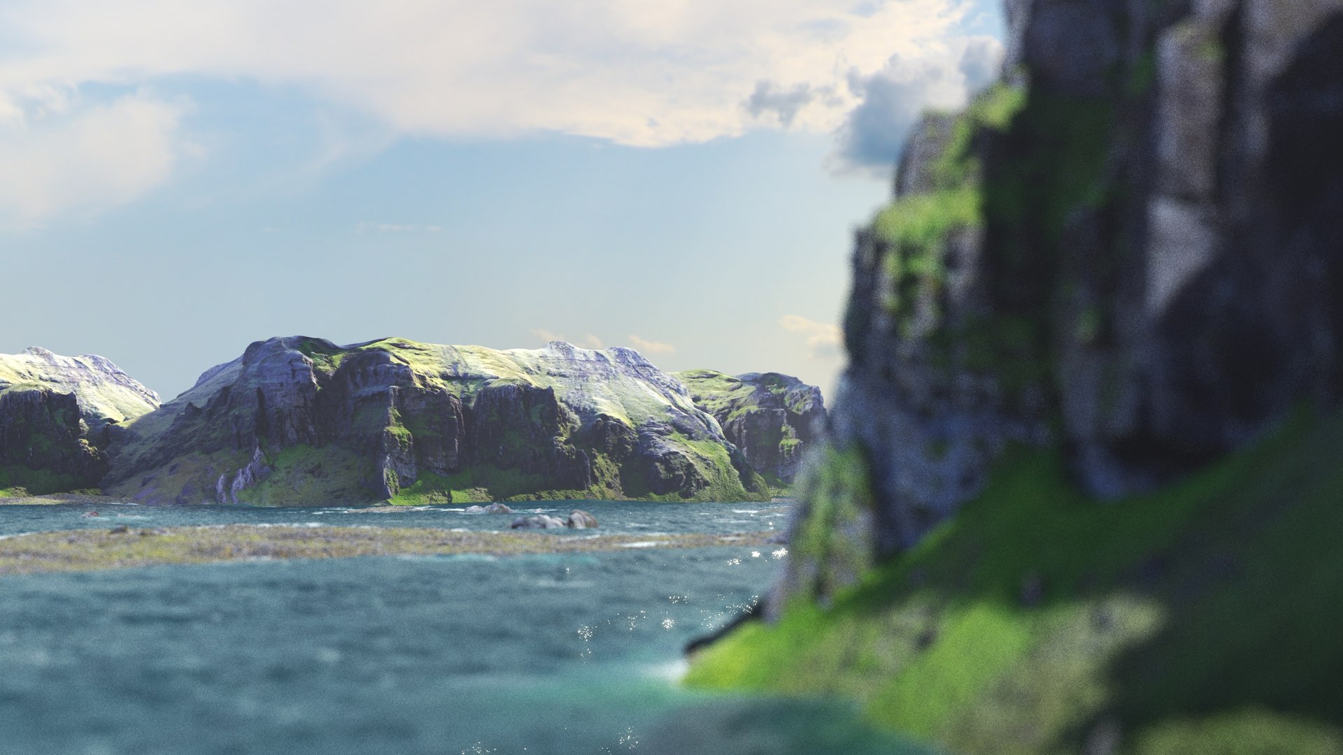 3D Nordic Coast Model - TurboSquid 2209801