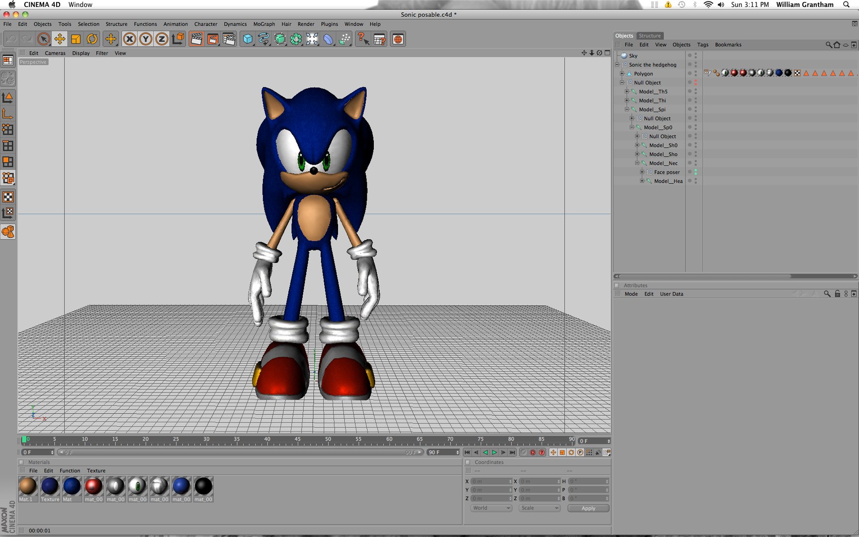 Free C4d Model Sonic Pack